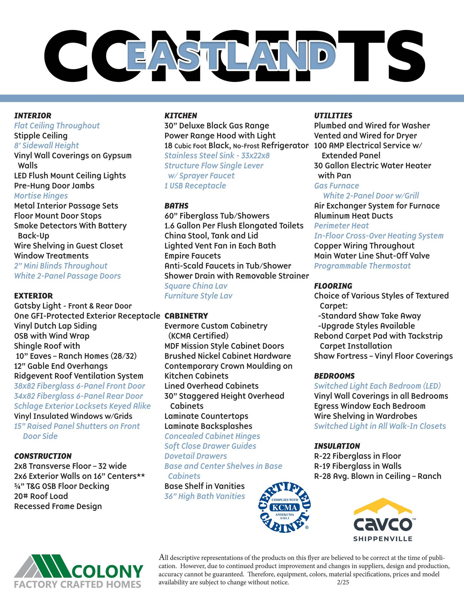 Colony Factory Crafted Homes | Eastland Concepts Ranch by Commodore ...