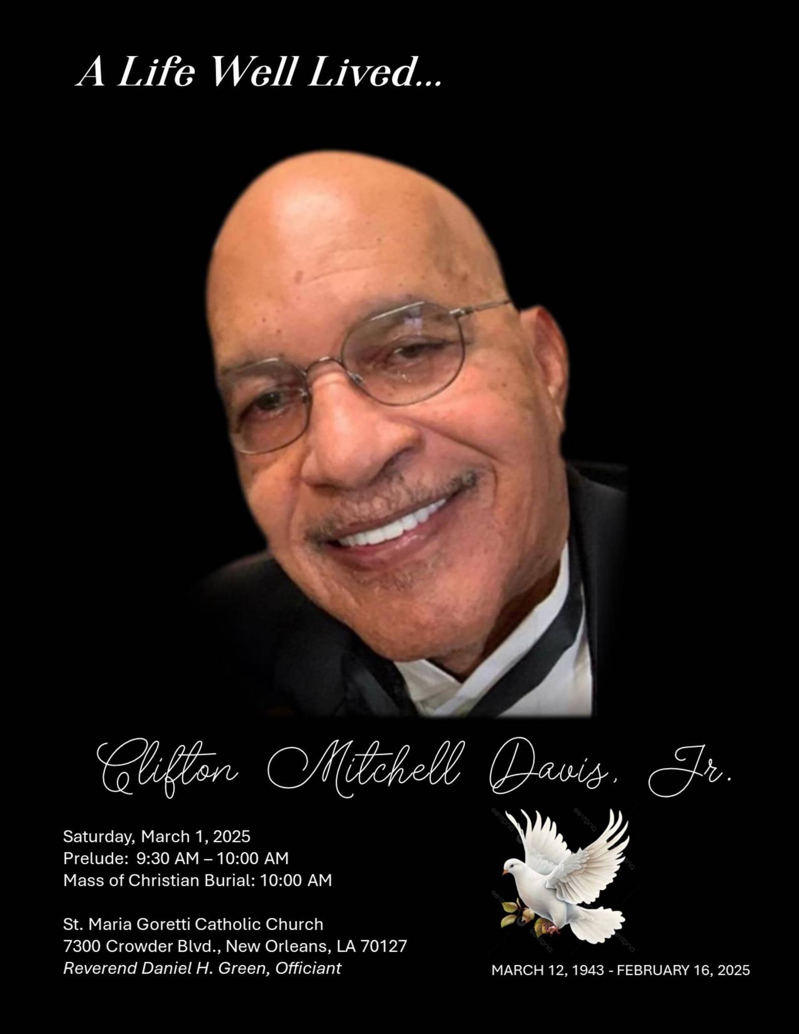 CLIFTON MITCHELL DAVIS 03 01 25 by Our Celebrations of Life - Issuu