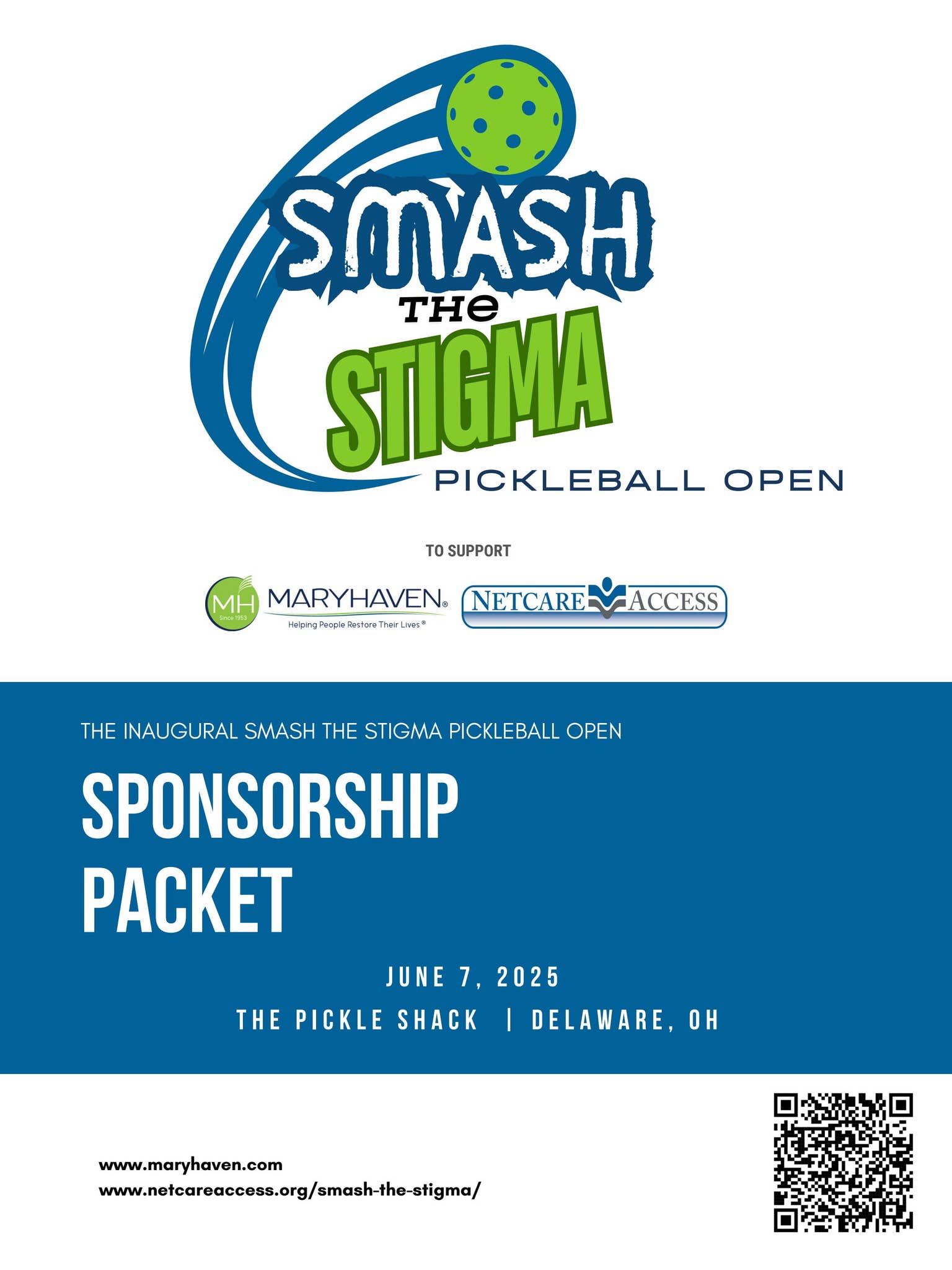 Smash the Stigma Pickleball Open Sponsorship Packet by Jessica Lilly ...