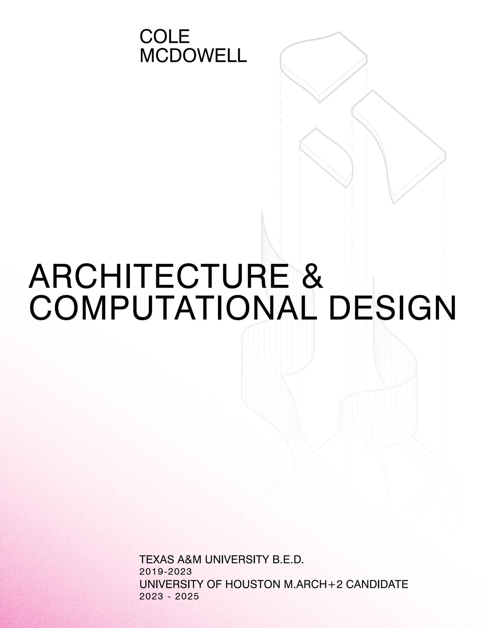 Cole McDowell Spring 2025 Architecture Portfolio by Cole M - Issuu