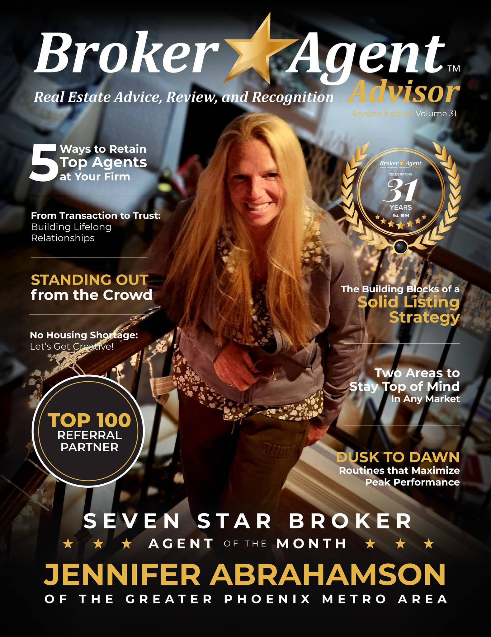 31 - Broker★Agent of the Month, Arizona - Abrahamson, Jennifer by ...