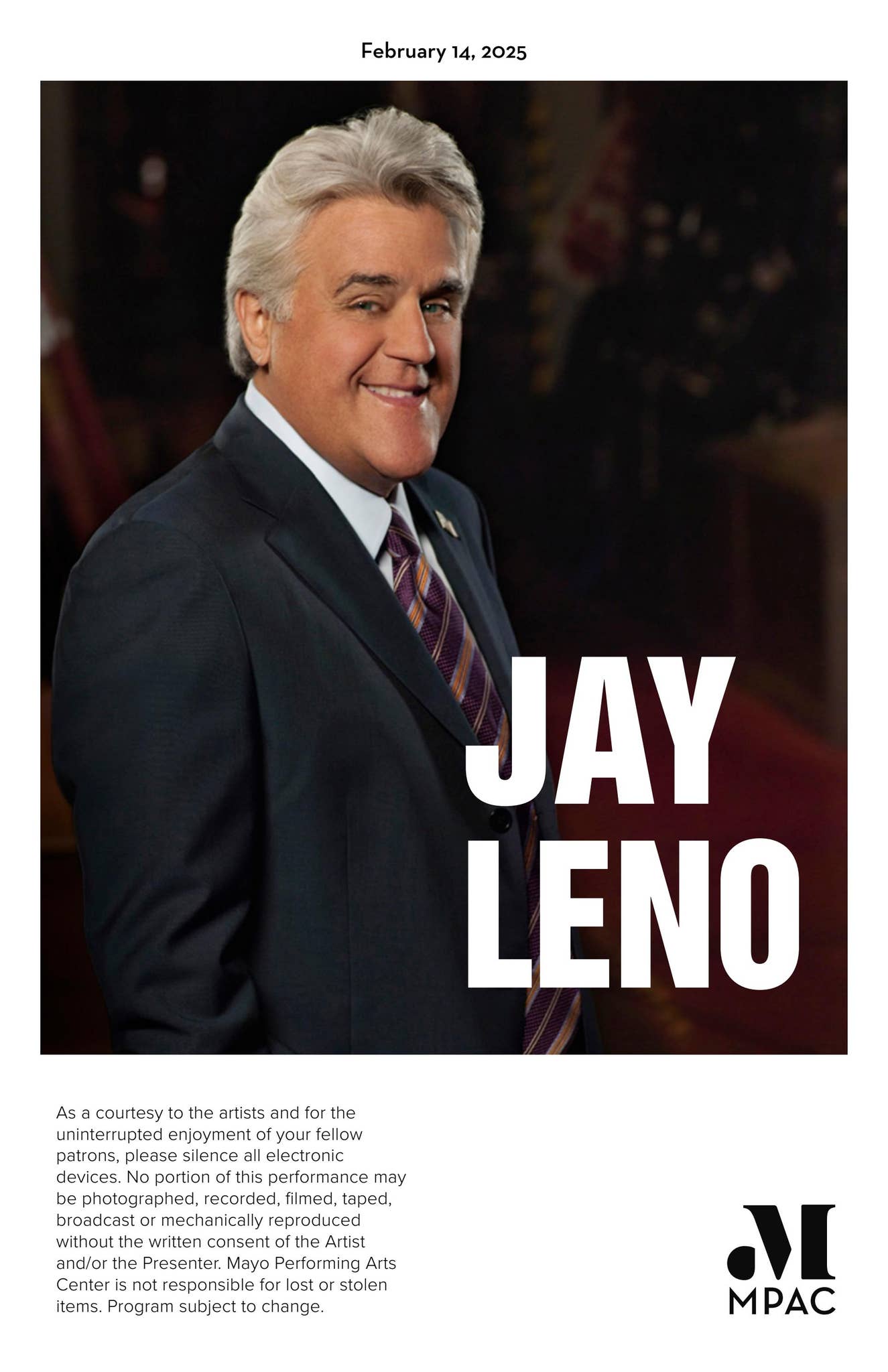 Jay Leno by Mayo Performing Arts Center - Issuu