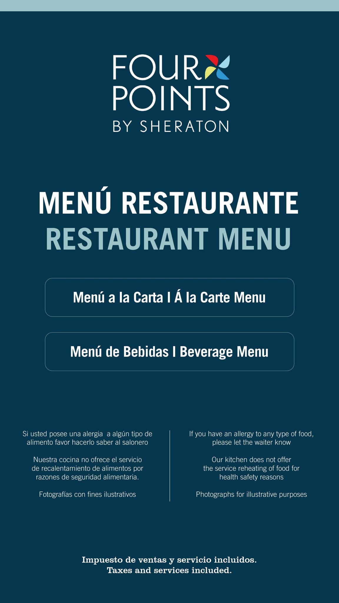 Four Points San José, restaurant menu by realhr - Issuu