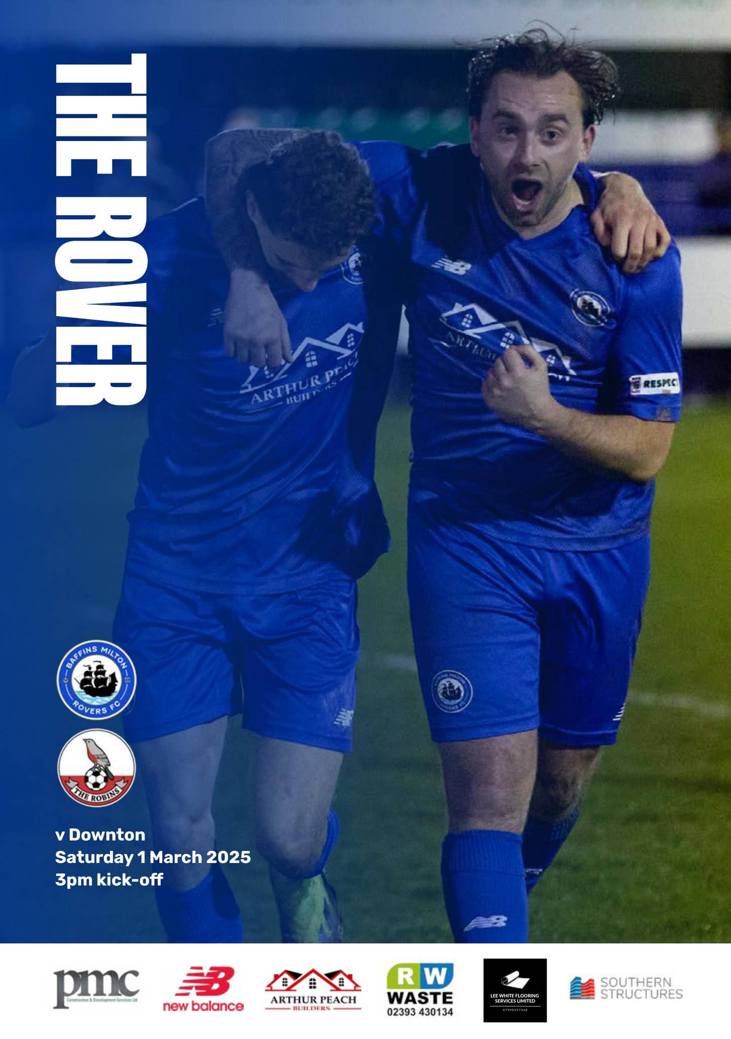Baffins vs Downton Matchday Programme by Baffins Milton Rovers FC - Issuu