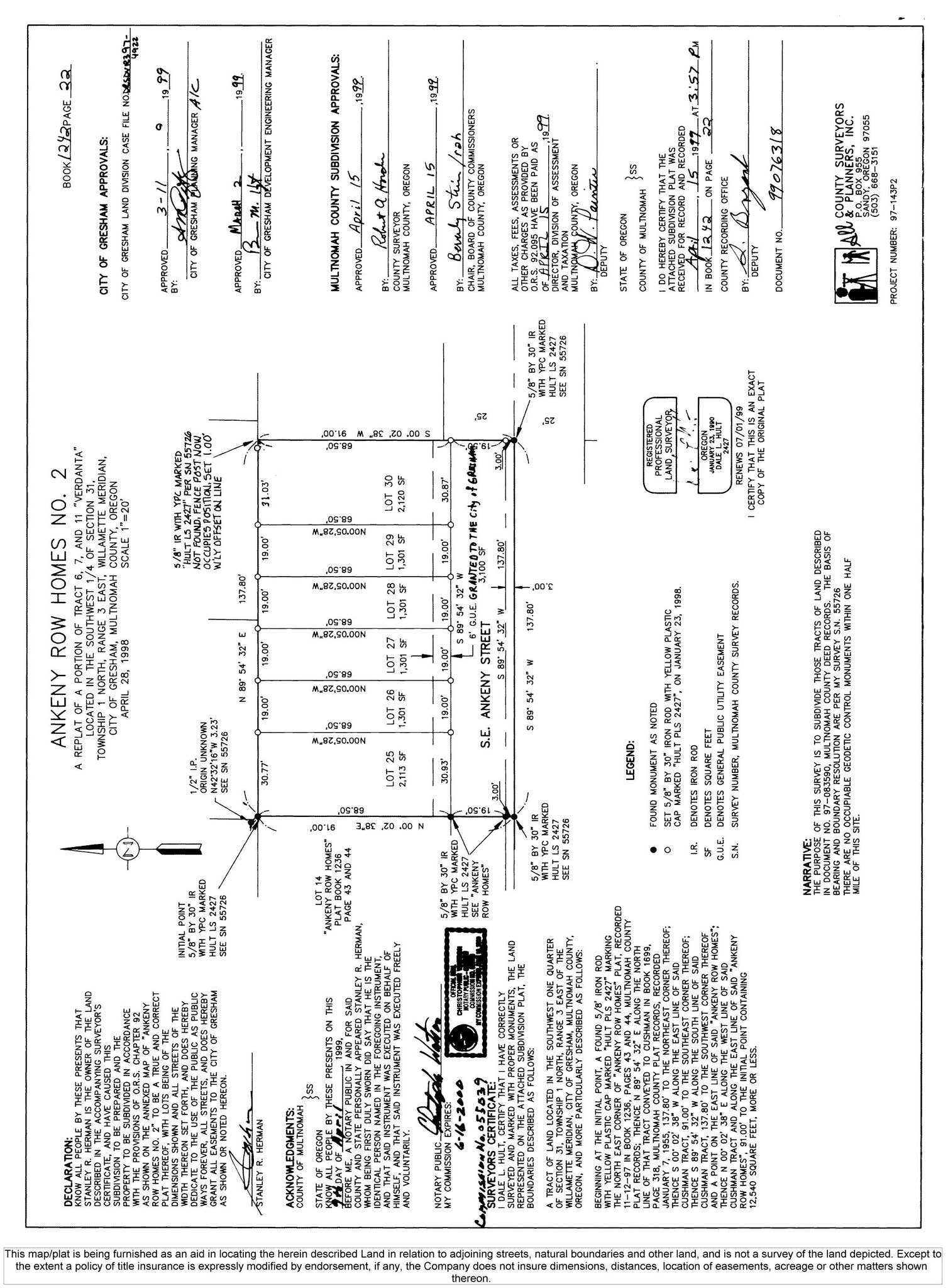 CCR's - Ankeny Row Homes 2 by Lawyers Title Oregon - Issuu