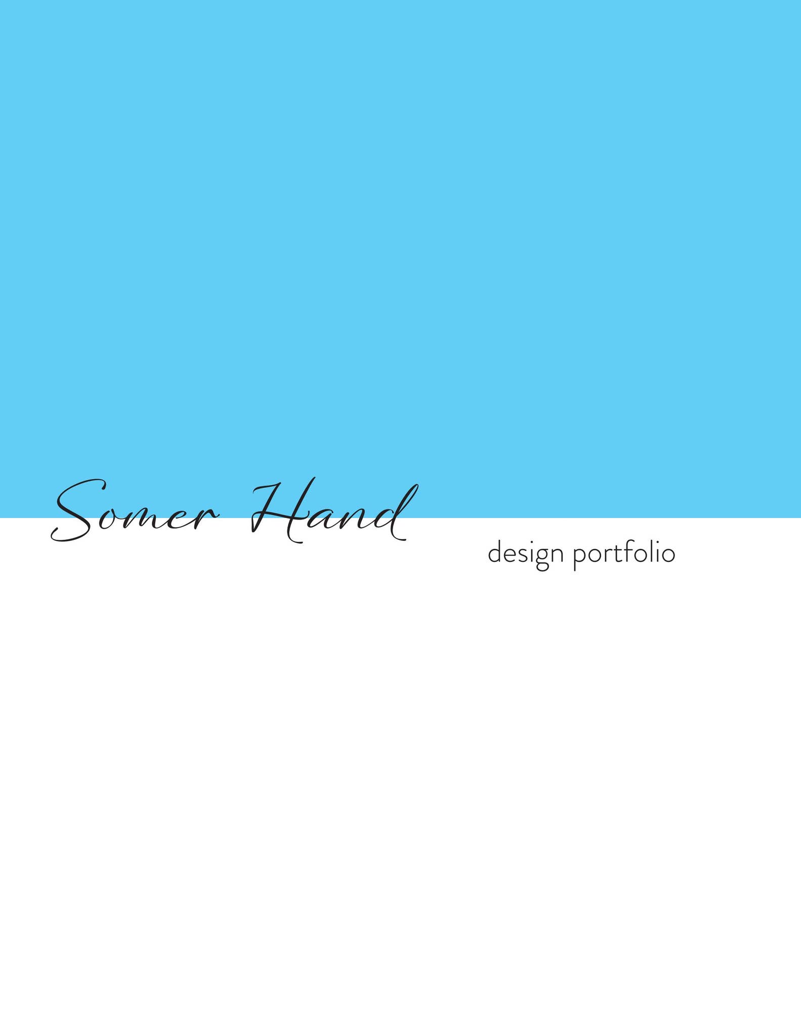 Graphic Design Portfolio by Somer Hand - Issuu