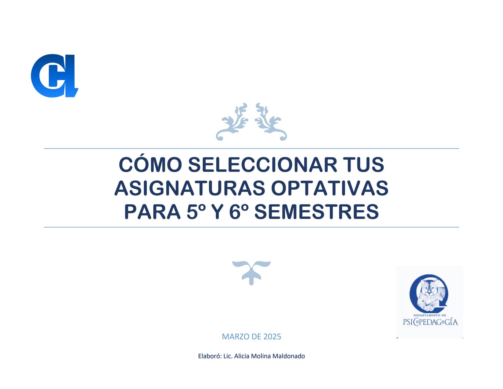 Cómo seleccionar tus materias optativas para 5o y 6o semestres by ...