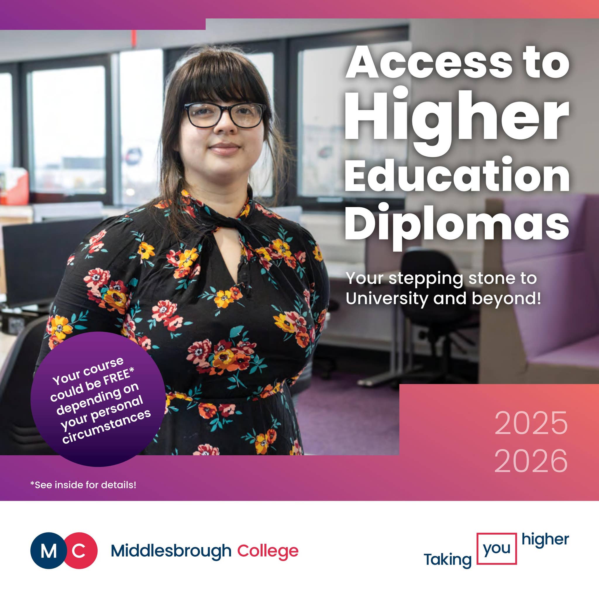 Access to Higher Education Diplomas 2025-26 by Middlesbrough College - Issuu