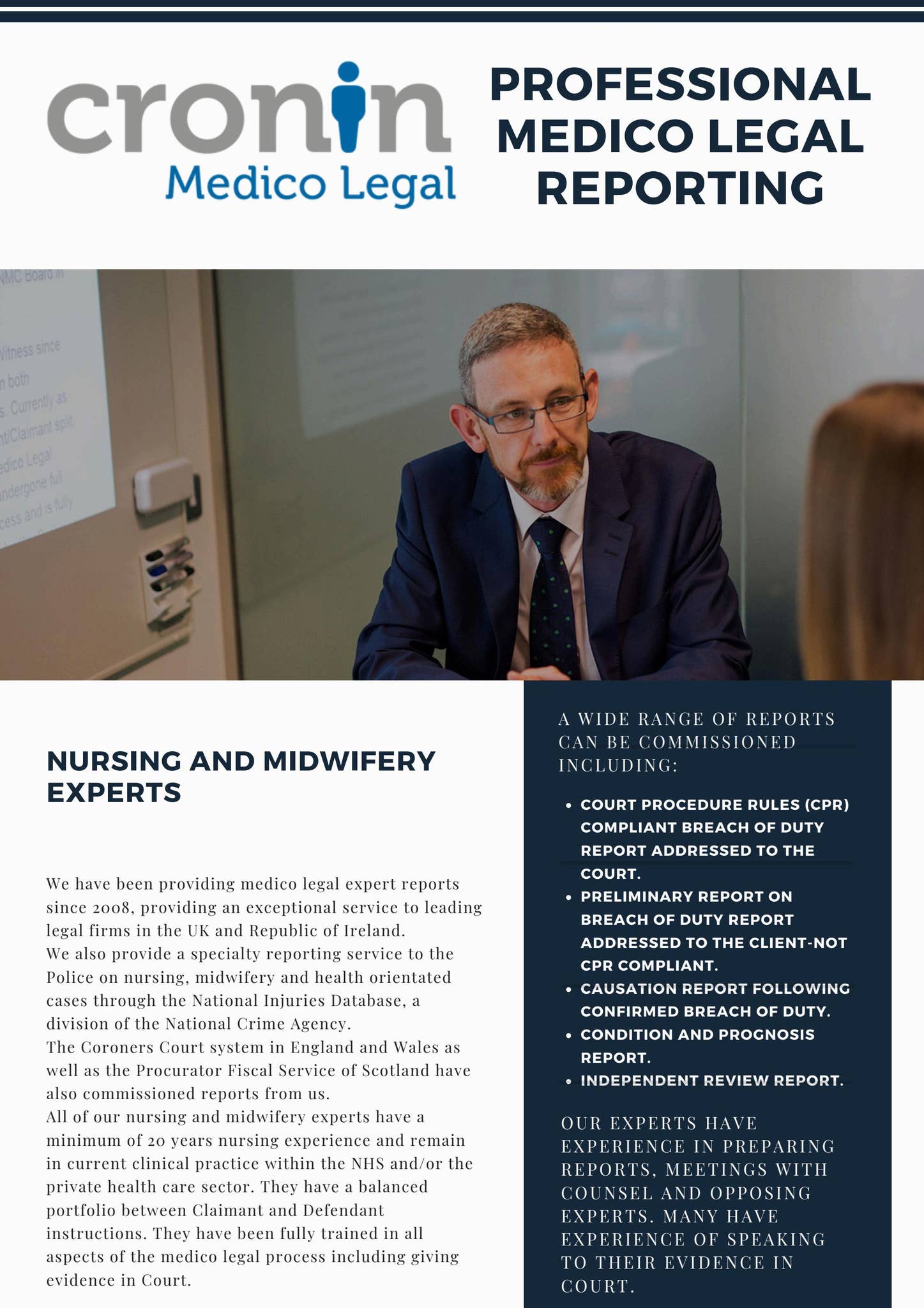 CRONIN MEDICO LEGAL 2025 news by Federation of Forensic and Expert ...