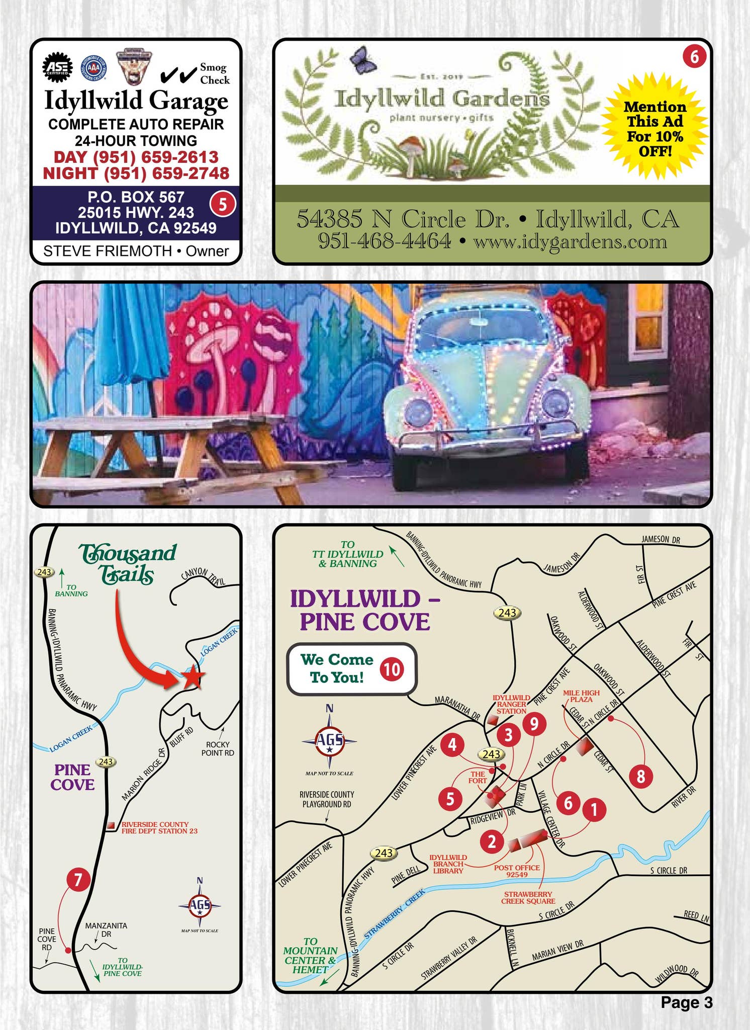 Thousand Trails Idyllwild RV Resort by AGS/Texas Advertising - Issuu