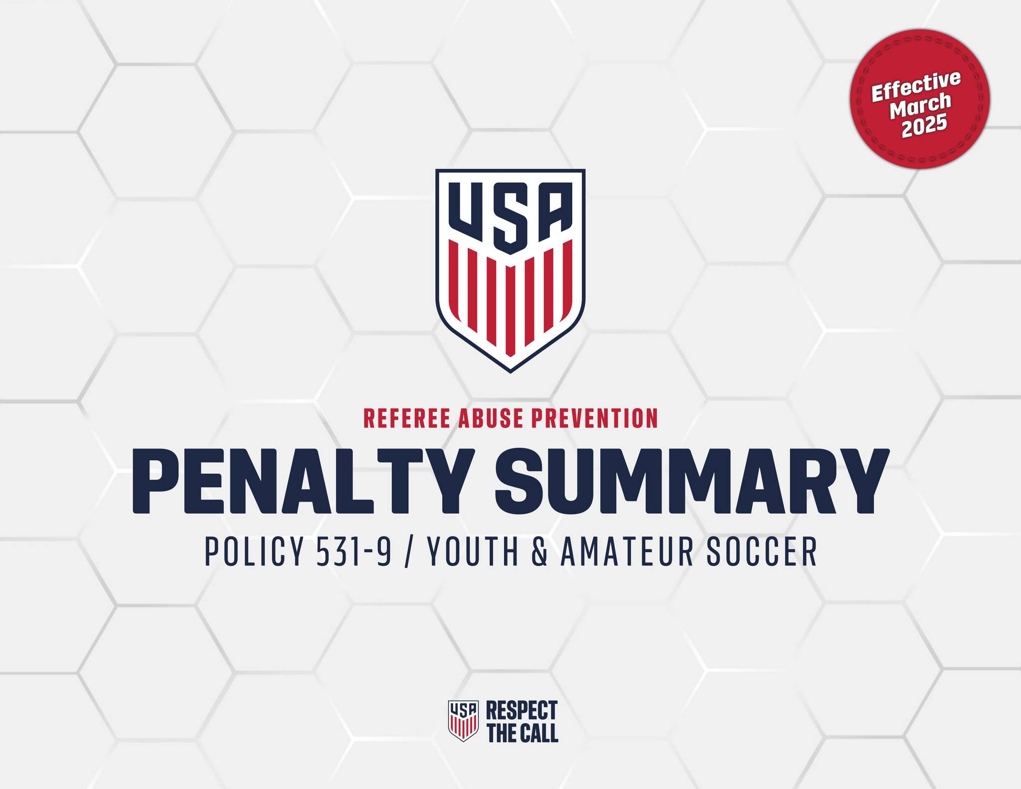 Referee Abuse Policy 531-9 - Penalty Summary by Eastern Pennsylvania Youth Soccer - Issuu