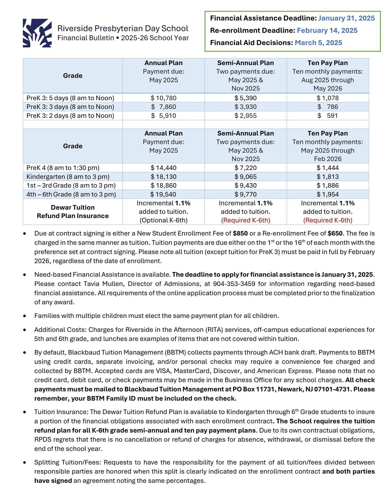 RPDS Financial Bulletin 2025-2026 by rpdsjax - Issuu