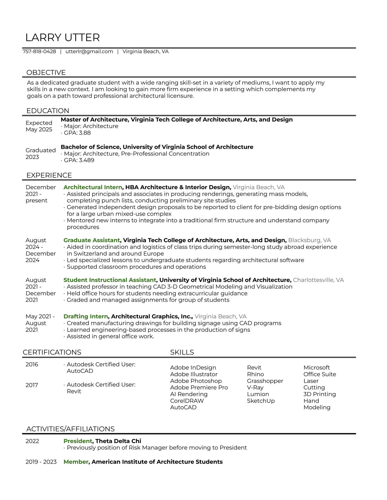 Larry Utter_Professional Resume by Larry Utter - Issuu