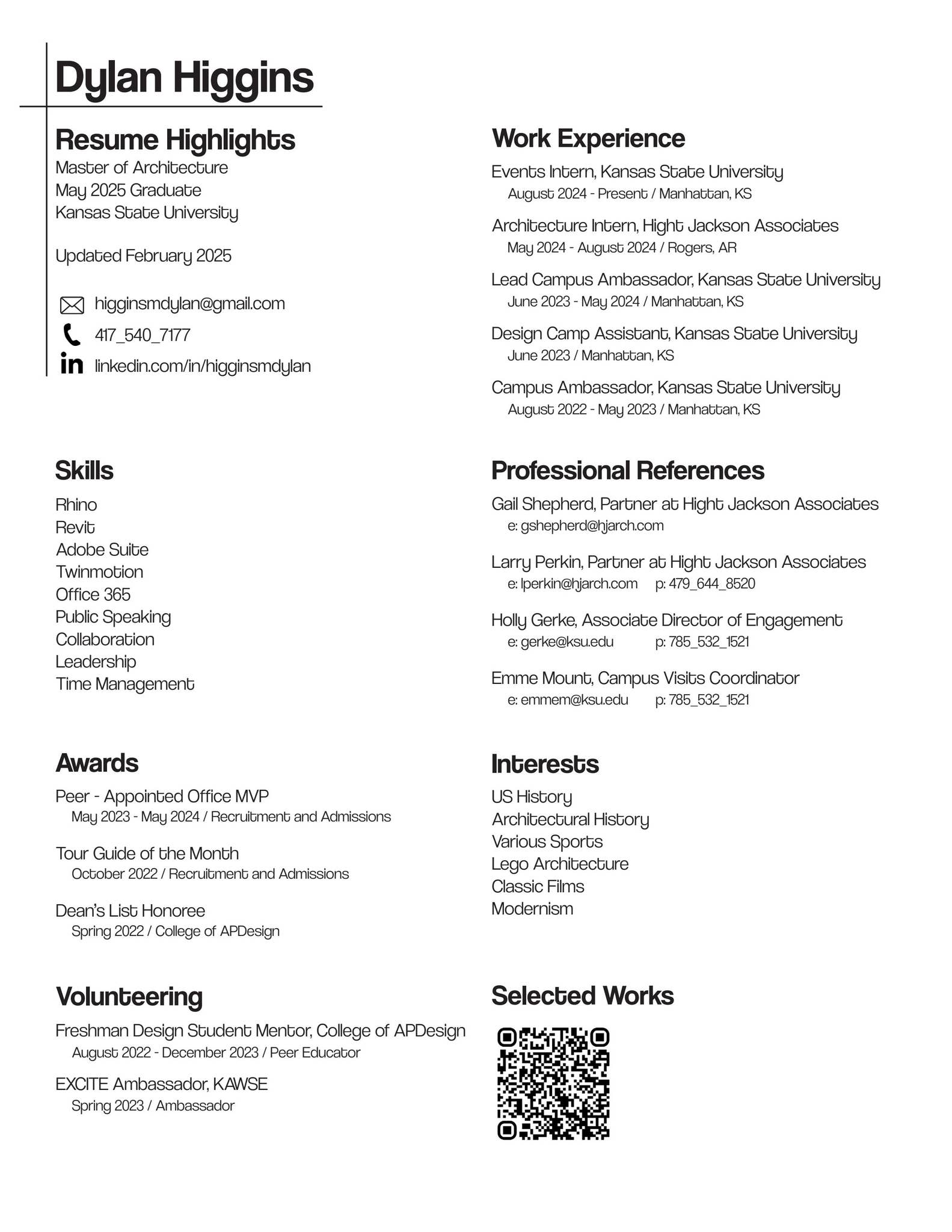 Dylan Higgins Resume by Dylan Higgins - Issuu