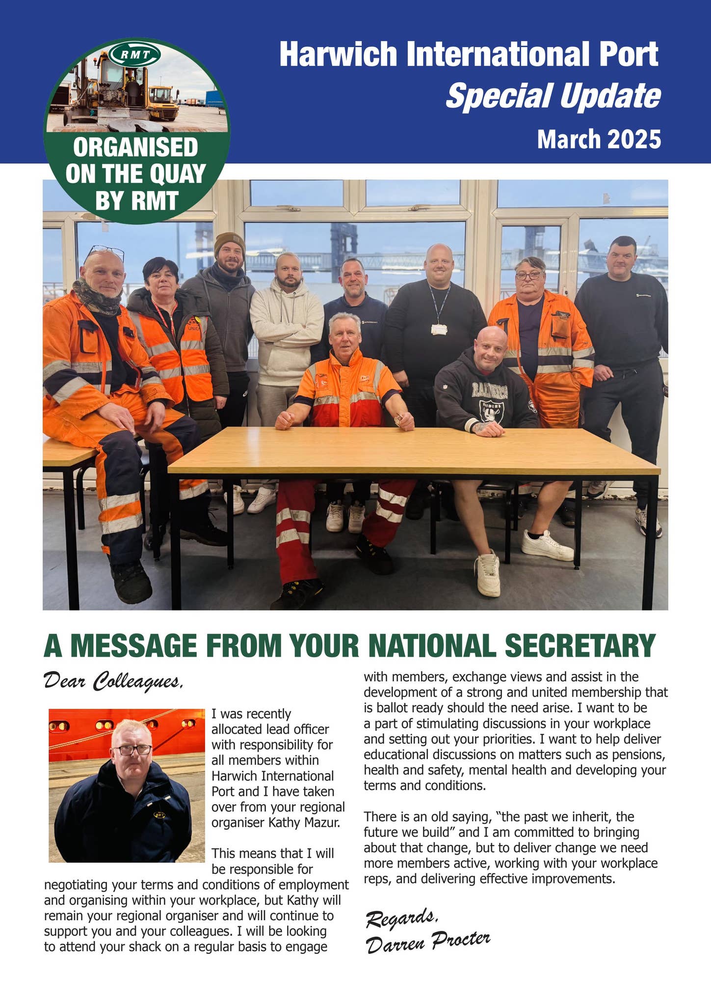 Harwich port newsletter Mar25 FINAL by RMT Union - Issuu
