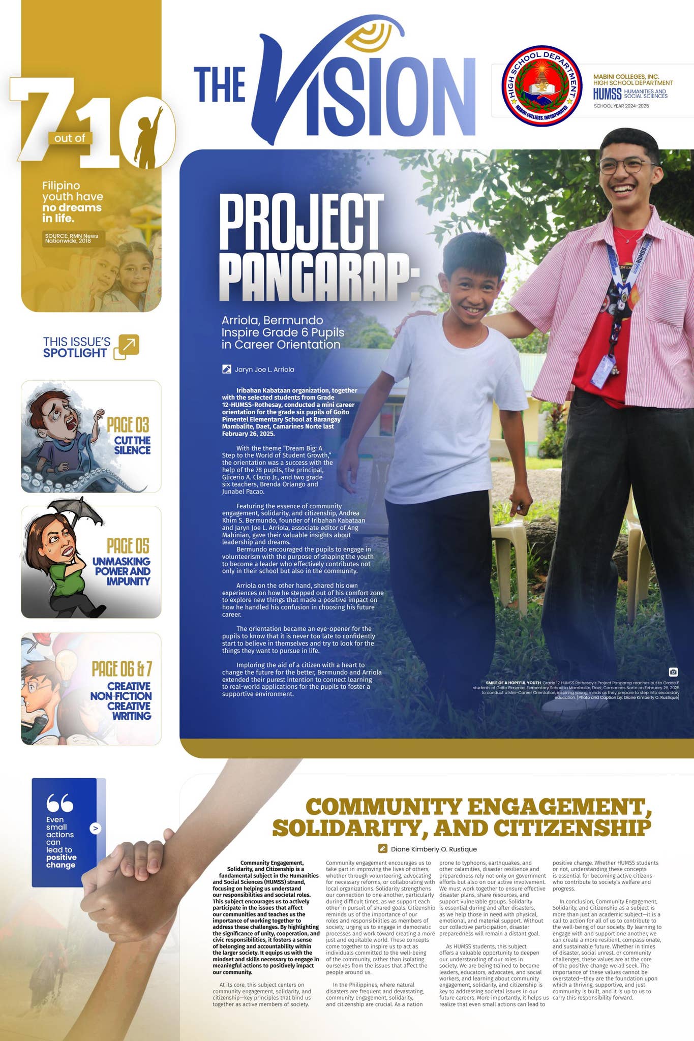 THE VISION PAPER | 2024-2025 by Jaryn Arriola - Issuu
