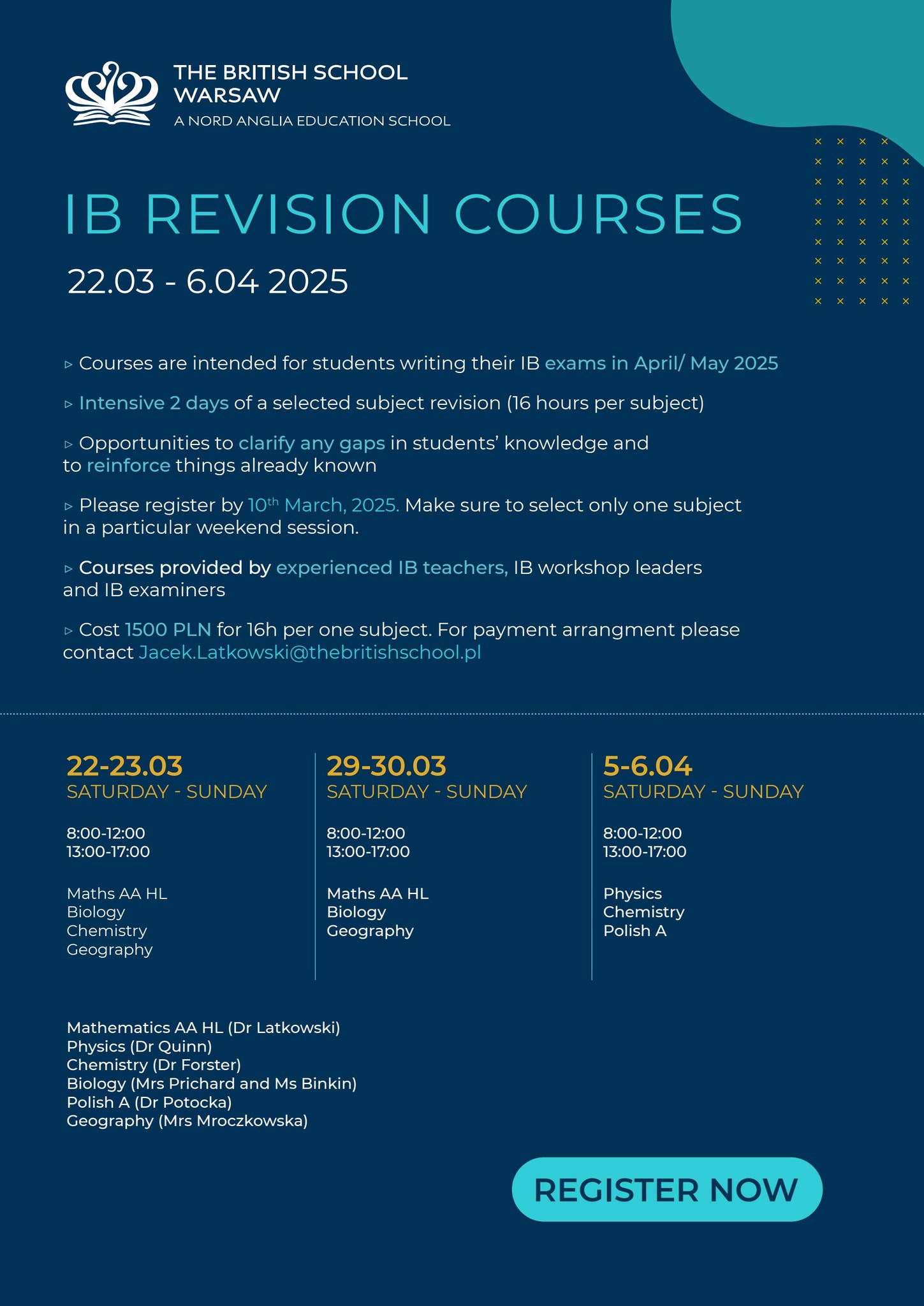 IB Revision Courses 2025 by The British School Warsaw - Issuu