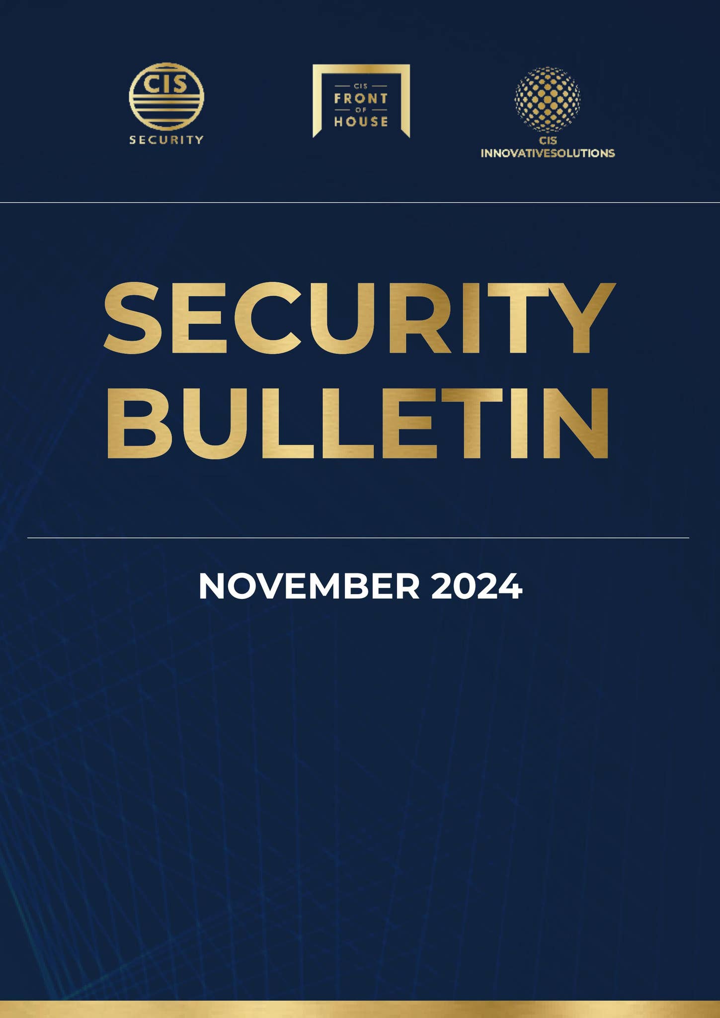 CIS Security Bulletin - November 2024 by cis-security - Issuu
