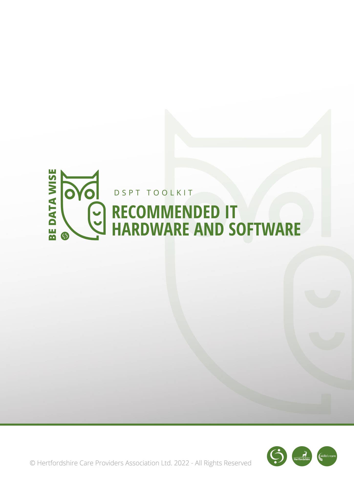 DSPT Toolkit - Recommended IT Hardware And Software by hcpa ...