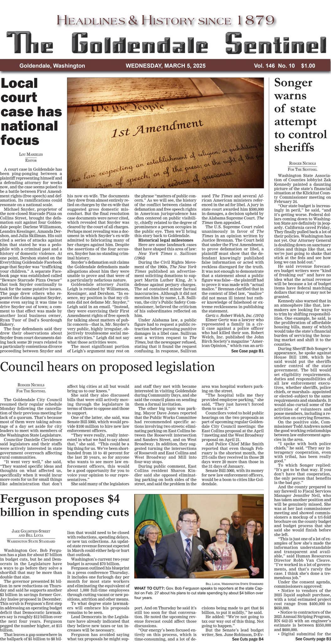 Goldendale Sentinel March 5, 2025 by Goldendale Sentinel - Issuu