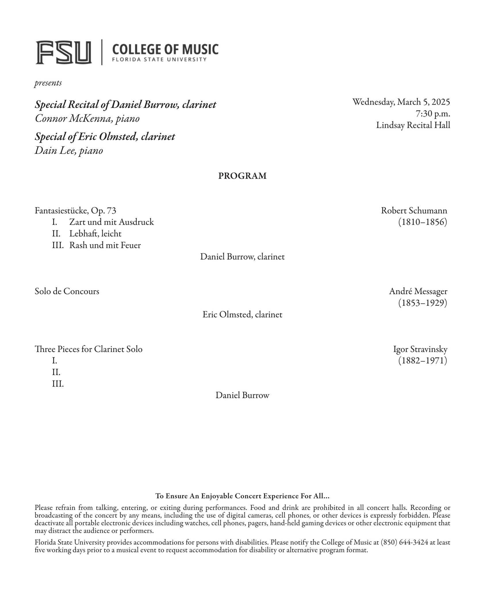 20250305_Burrow_Olmstead by Florida State University College of Music ...