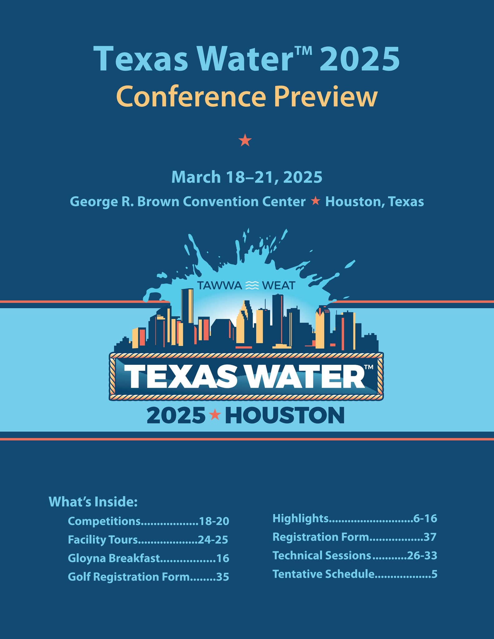 Texas Water 2025 Conference Preview by TEXAS AWWA - Issuu