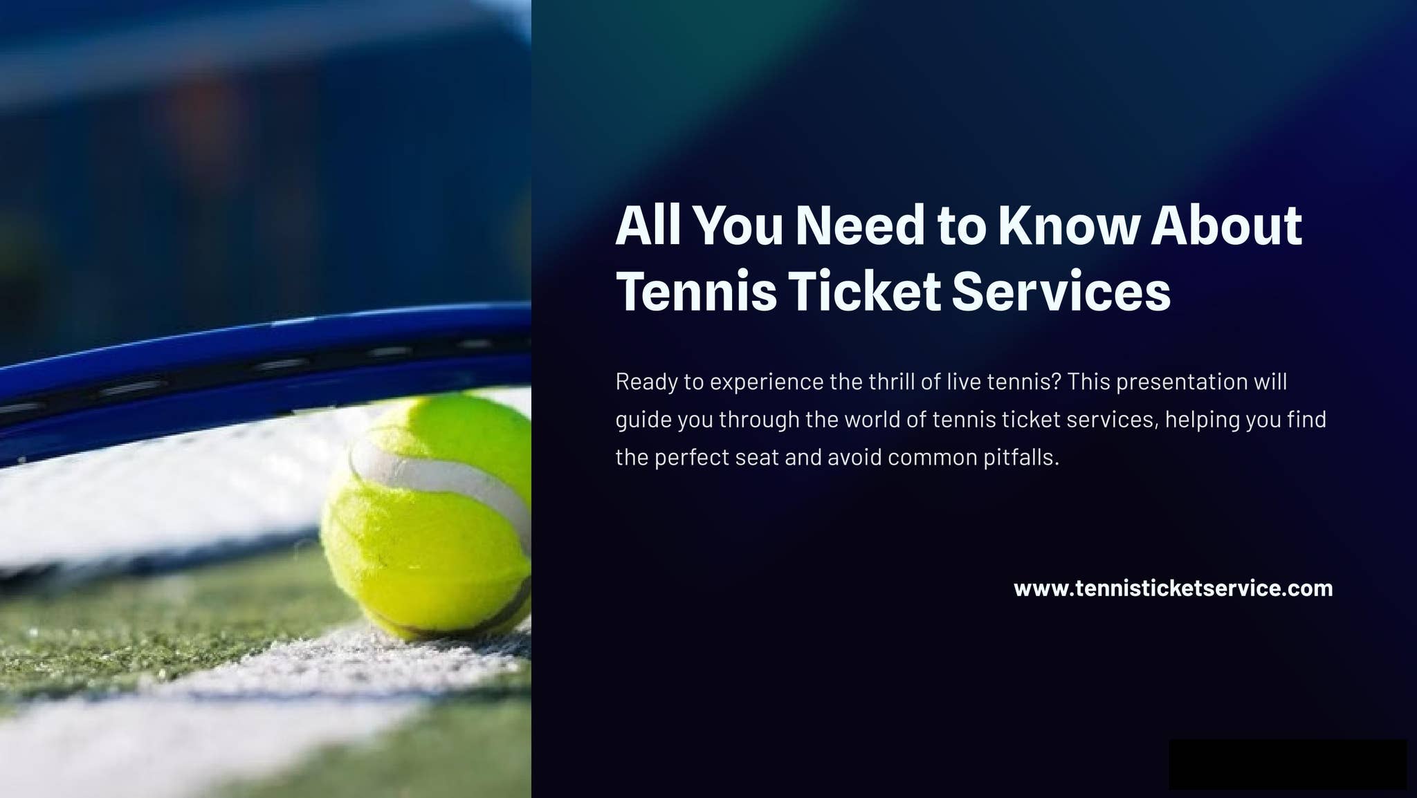All You Need to Know About Tennis Ticket Services by Tennis Ticket ...