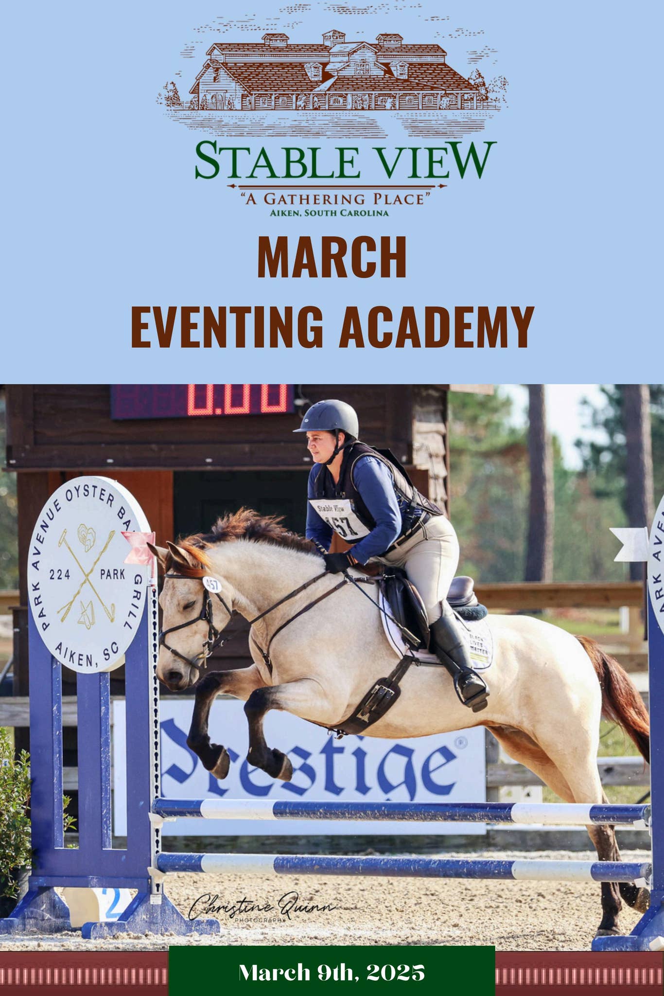 Stable View March Eventing Academy, March 9th by StableView - Issuu
