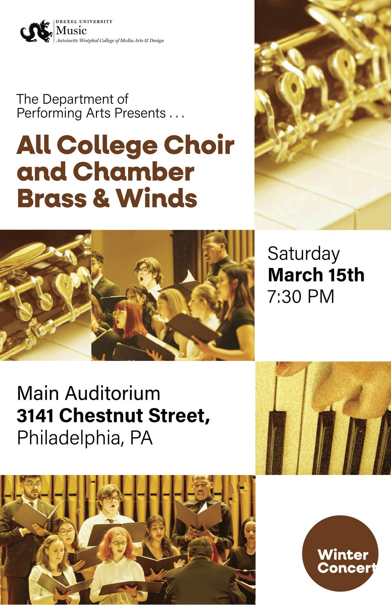 All College Choir & Chamber Brass and Winds Winter 2025 Program by ...