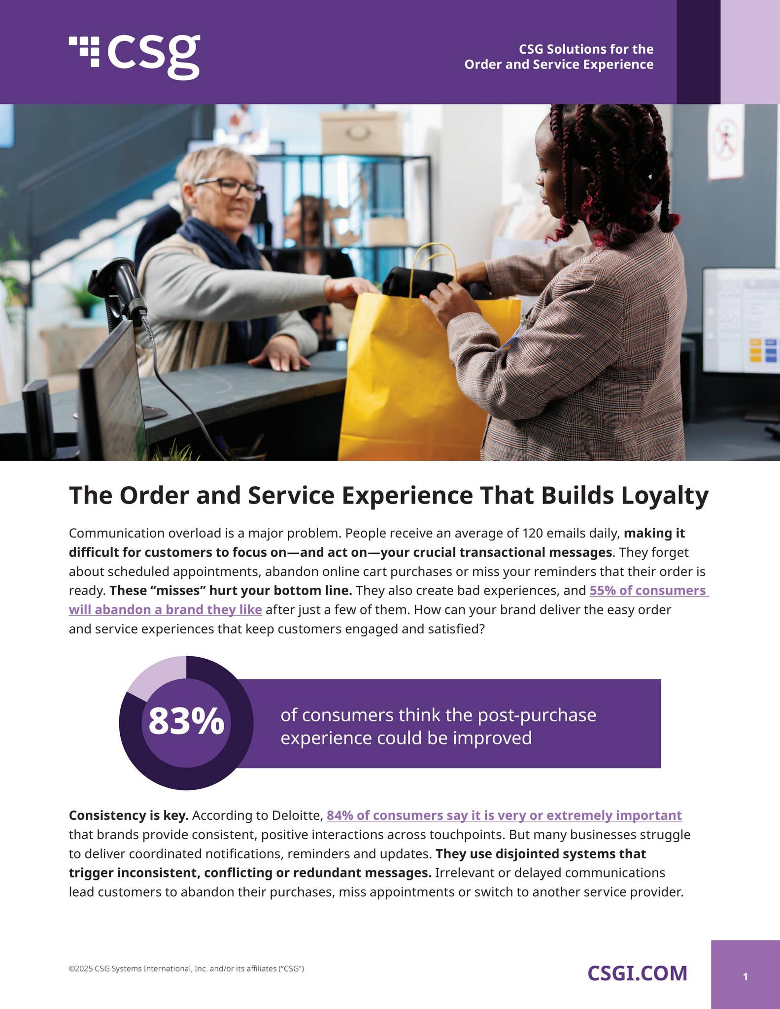 CSG Solutions for the Order and Service Experience. by CSG Systems - Issuu