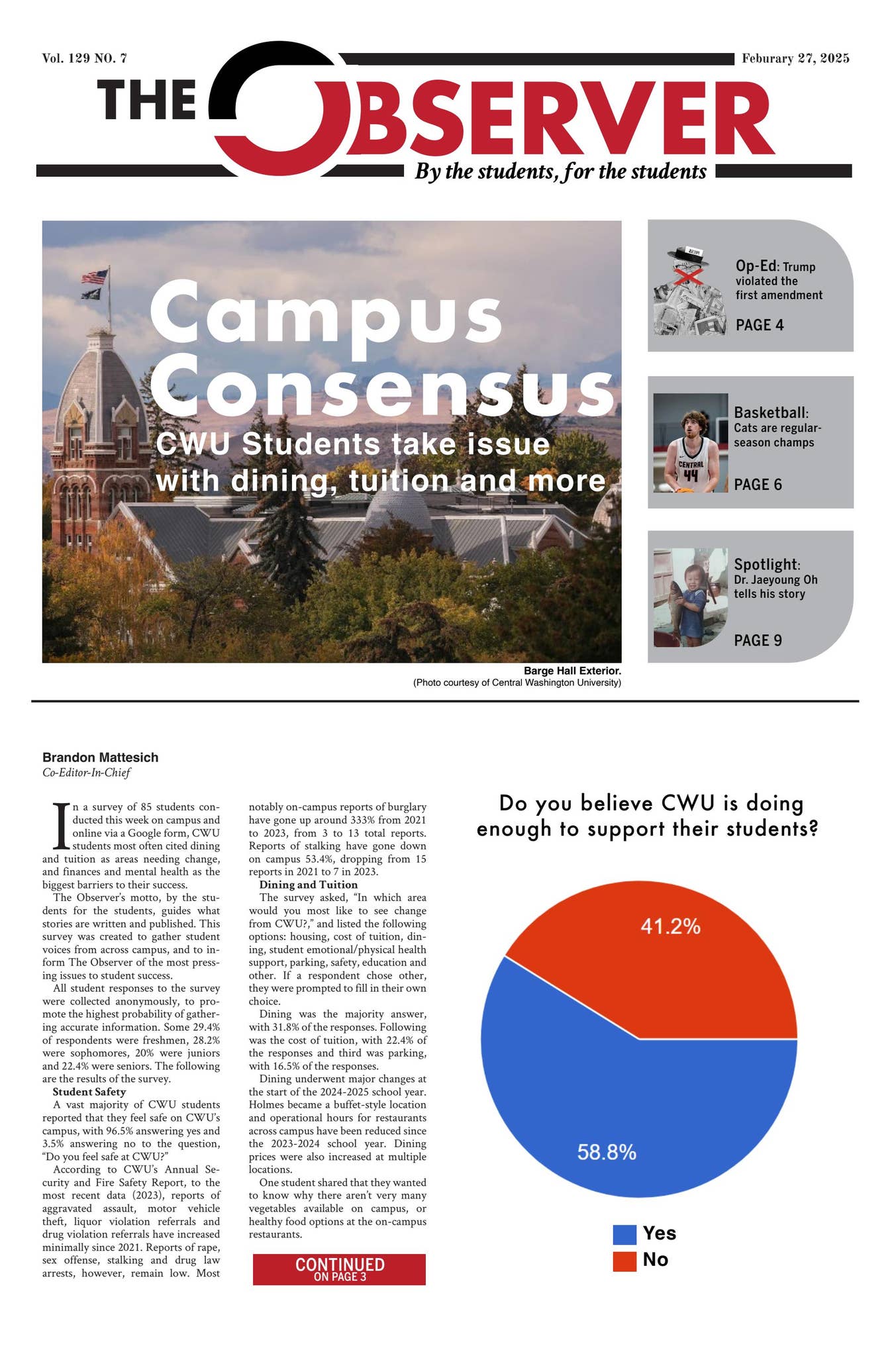 The Observer, Winter 2025 – Issue7 by CWU Observer - Issuu
