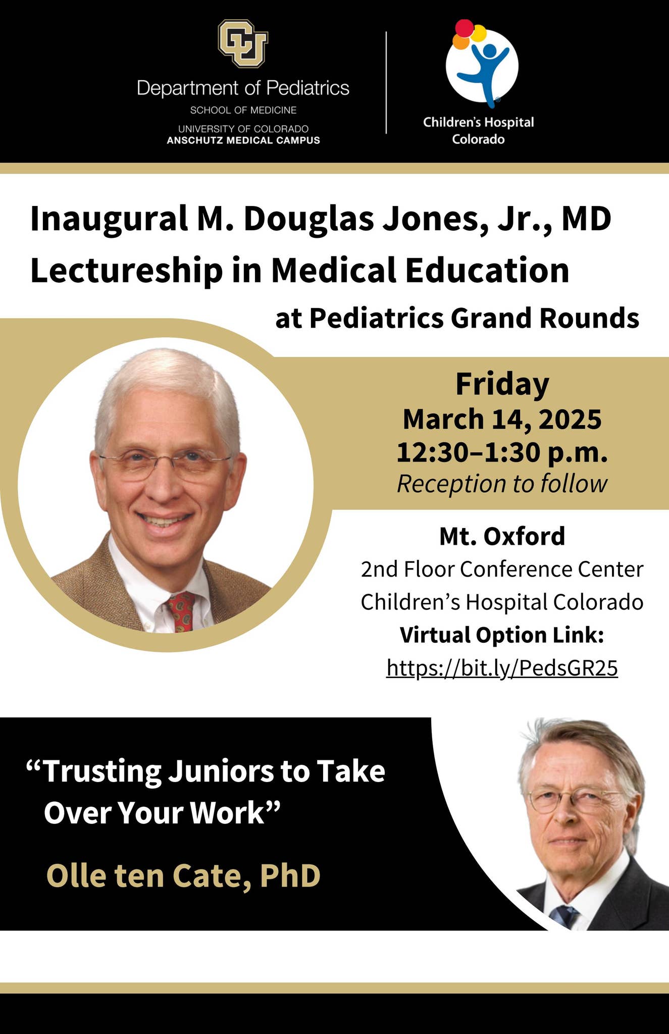 M. Douglas Jones, Jr., MD Lectureship in Medical Education by ...