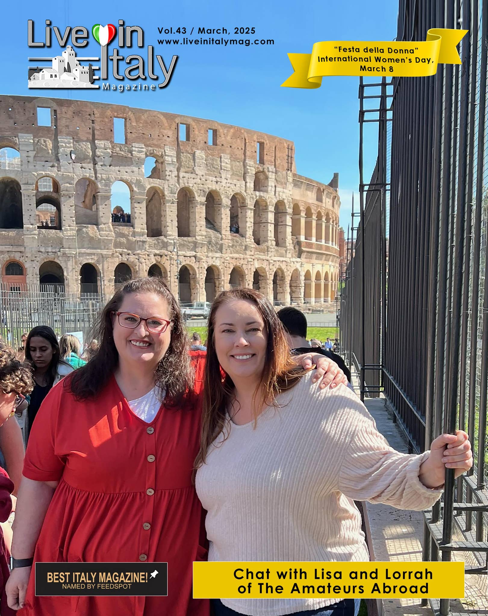 Live In Italy Magazine, March 2025 V43: Chat with The Amateurs Abroad ...