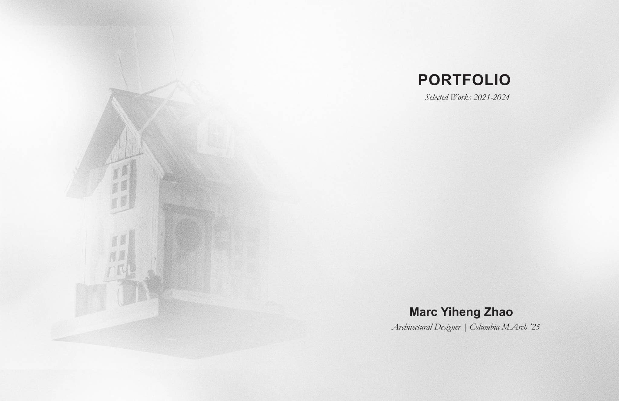 Marc Yiheng Zhao's Selected Portfolio (2022–2024) by Yiheng Zhao - Issuu