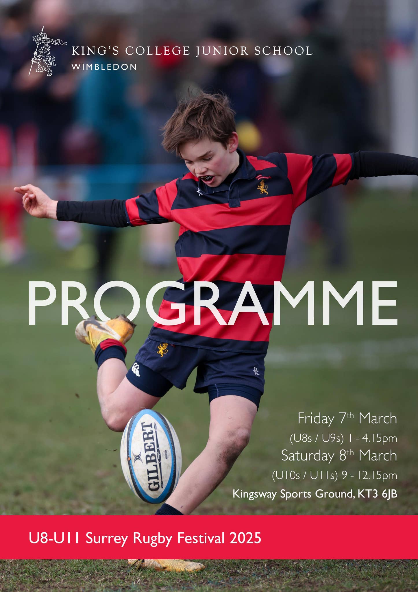 U8 - U11 Surrey Rugby Festival Programme 2025 by King's College School ...