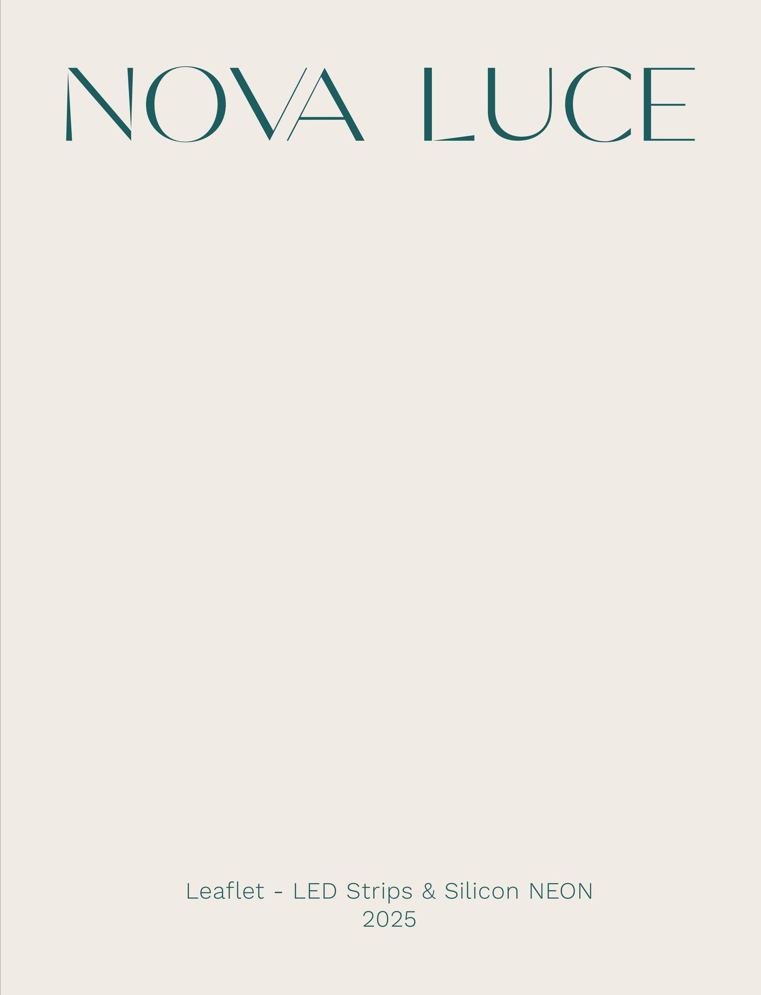 Leaflet - LED Strips & Silicon NEON by Nova Luce - Issuu