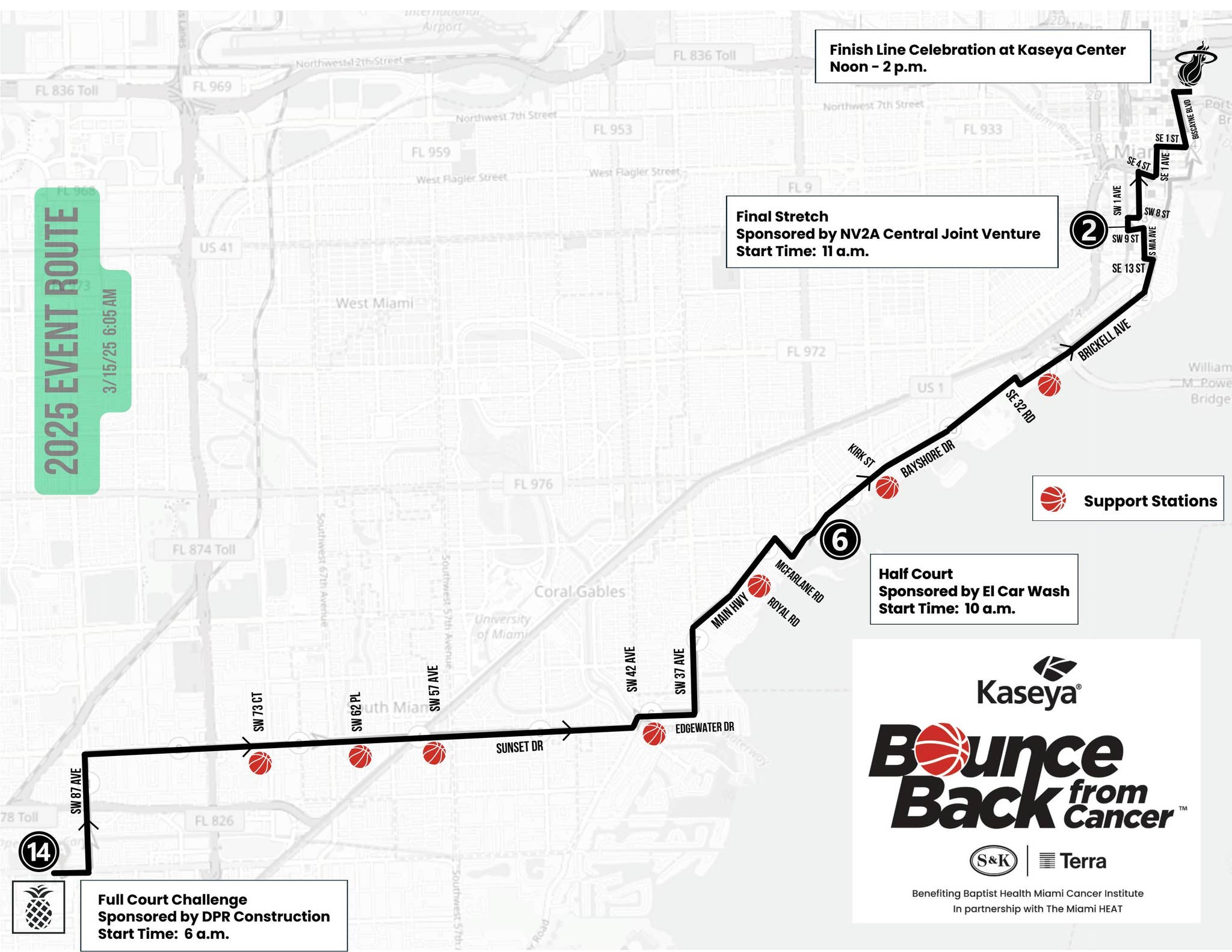 2025 Bounce Back from Cancer™ Route by Baptist Health Foundation Events ...
