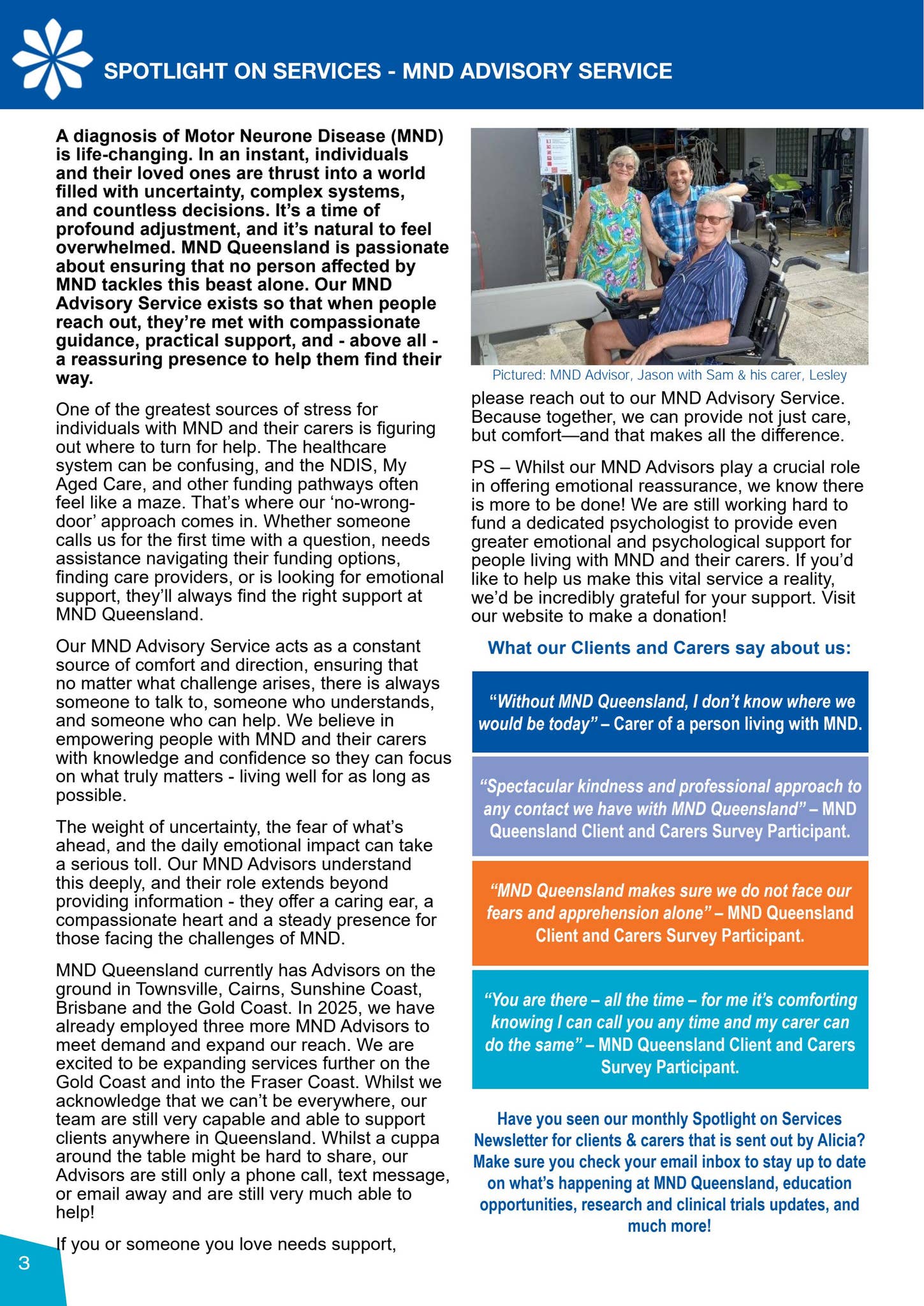 The Cornflower - Autumn 2025 by MND Queensland - Issuu