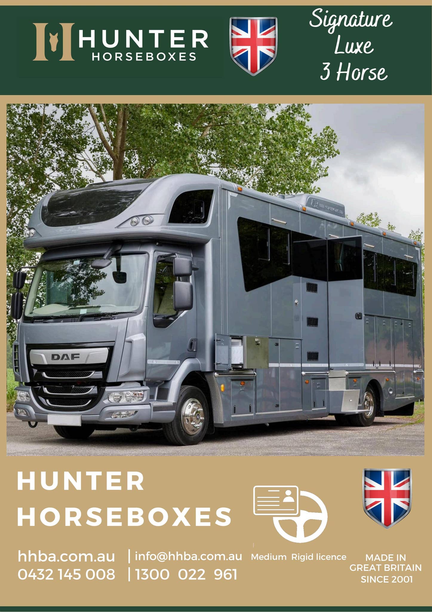 Hunter Horseboxes 3 Horse Signature Luxe by Hunterhorseboxes - Issuu
