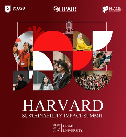 Harvard Sustainability Impact Summit 2025 Brochure by The Muniversiti ...