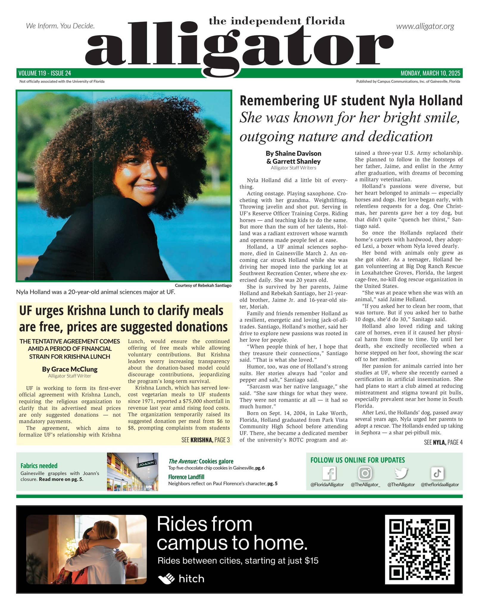 Monday, March 10, 2025 by The Independent Florida Alligator - Issuu