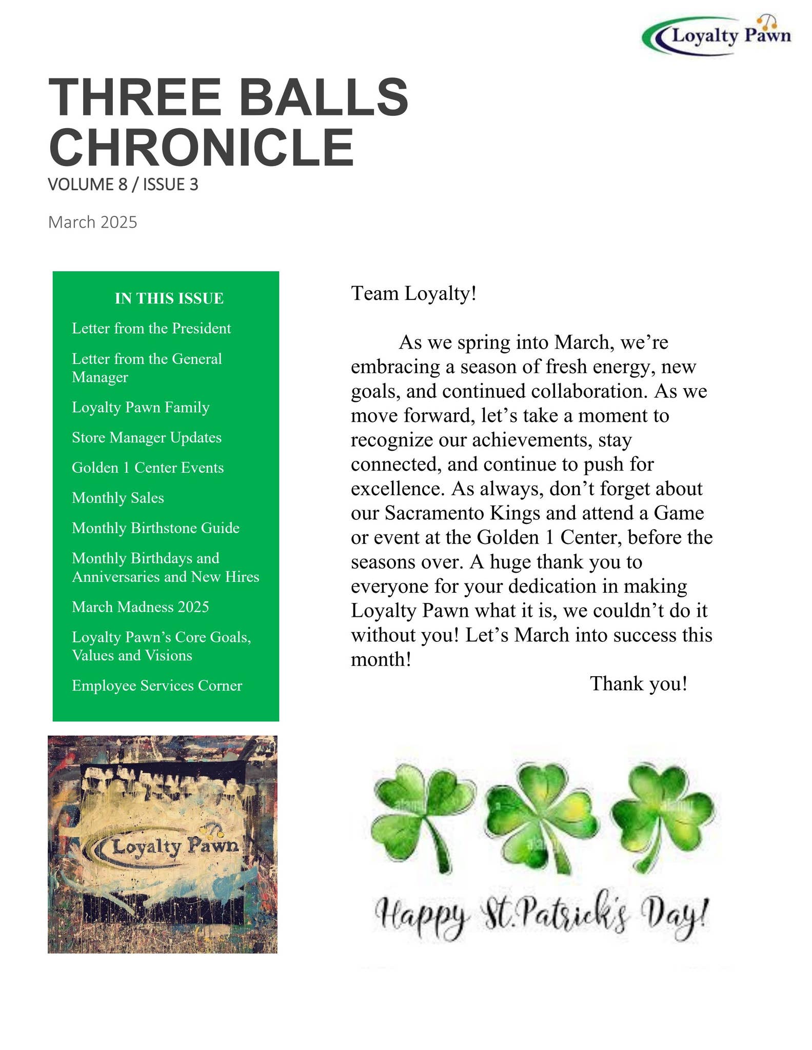 Loyalty Pawn's Three Balls Chronicle Volume 8 Issue 3 by Loyalty Pawn ...