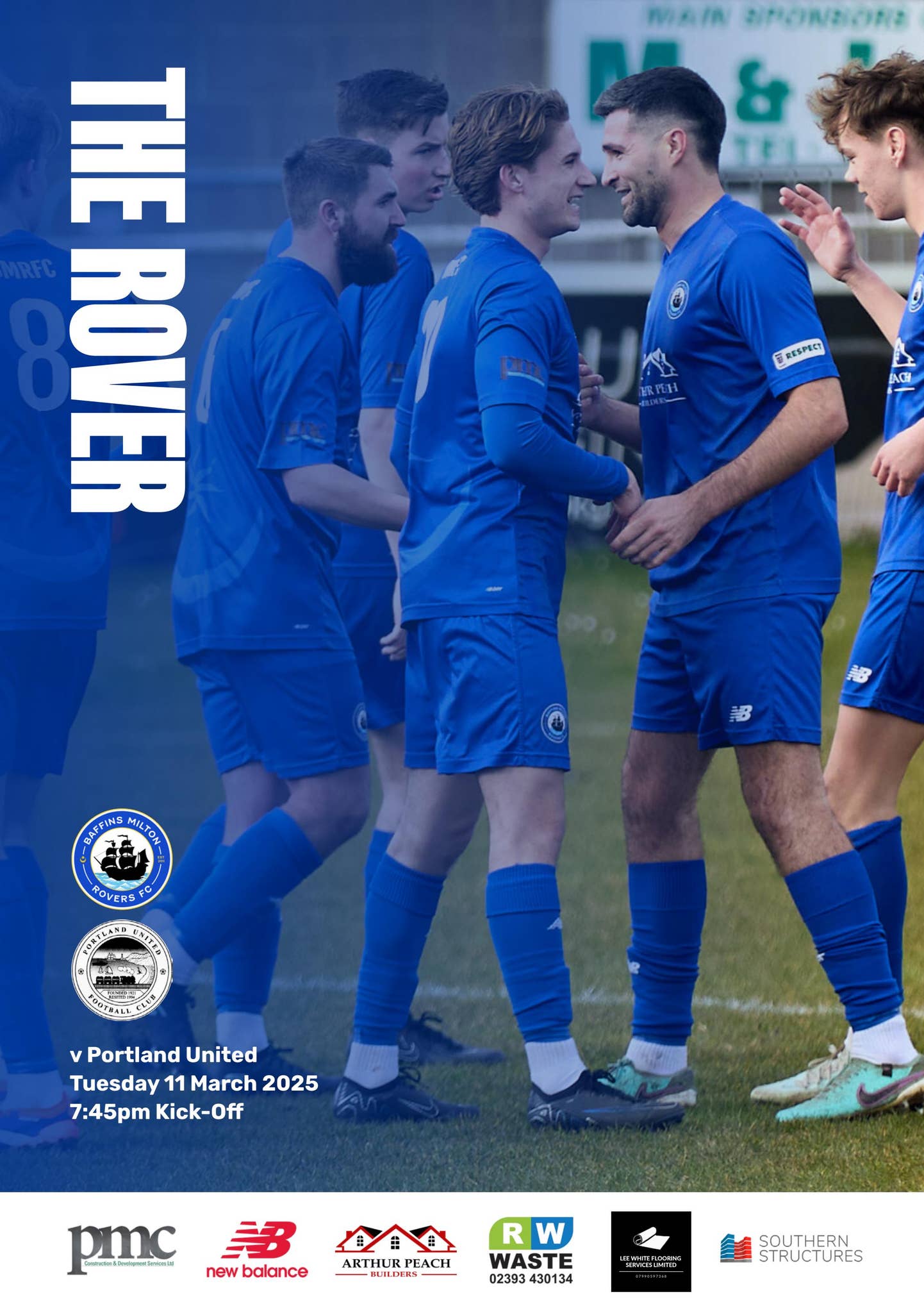 Baffins vs Portland United Matchday Programme by Baffins Milton Rovers FC - Issuu