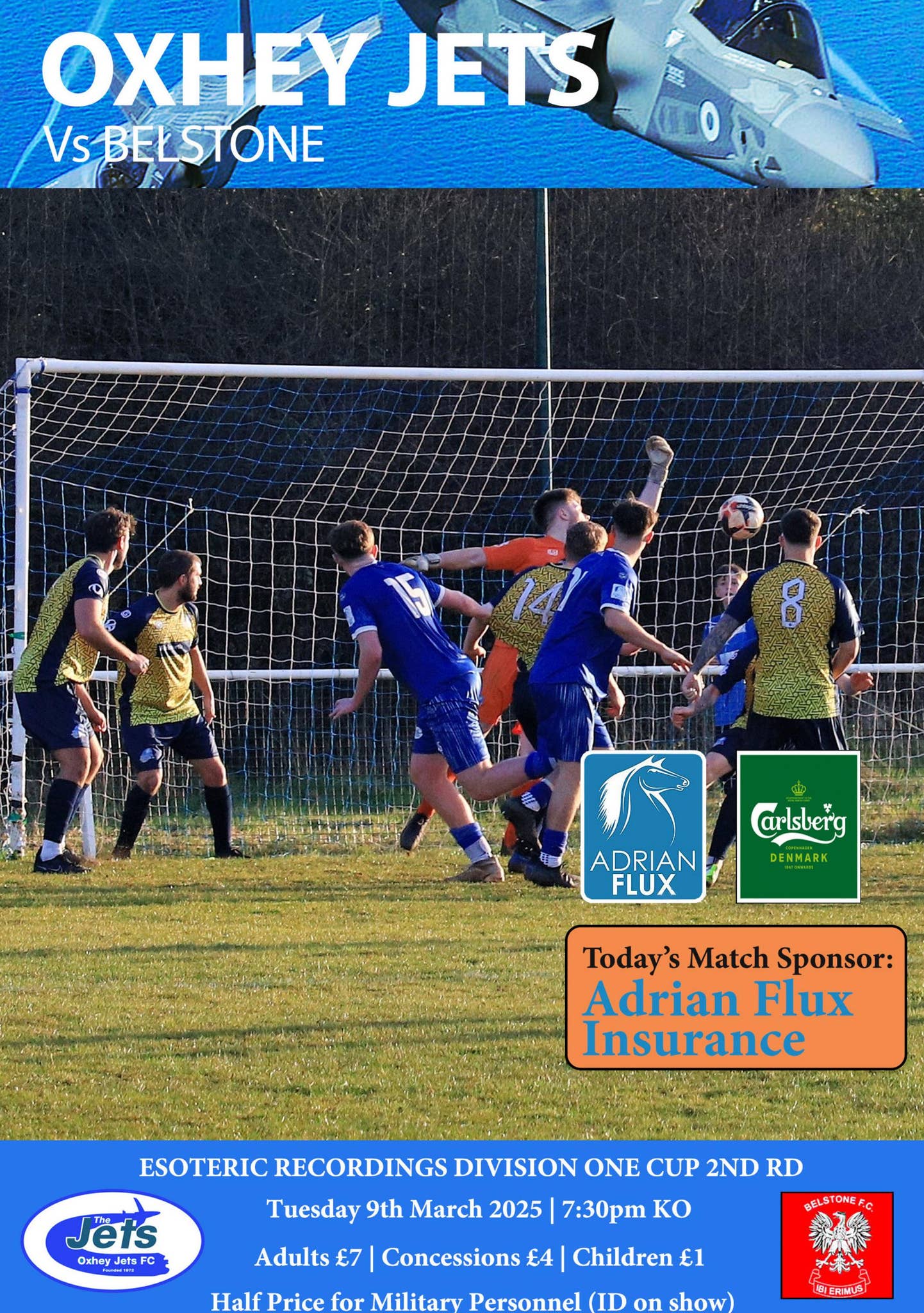 Oxhey Jets Vs Eversley & Belstone by oxheyjets72 - Issuu
