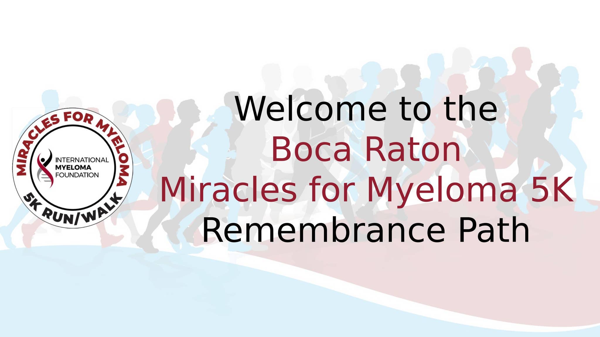 Boca Raton Miracles for Myeloma 5K 2025 Tribute Path by International ...