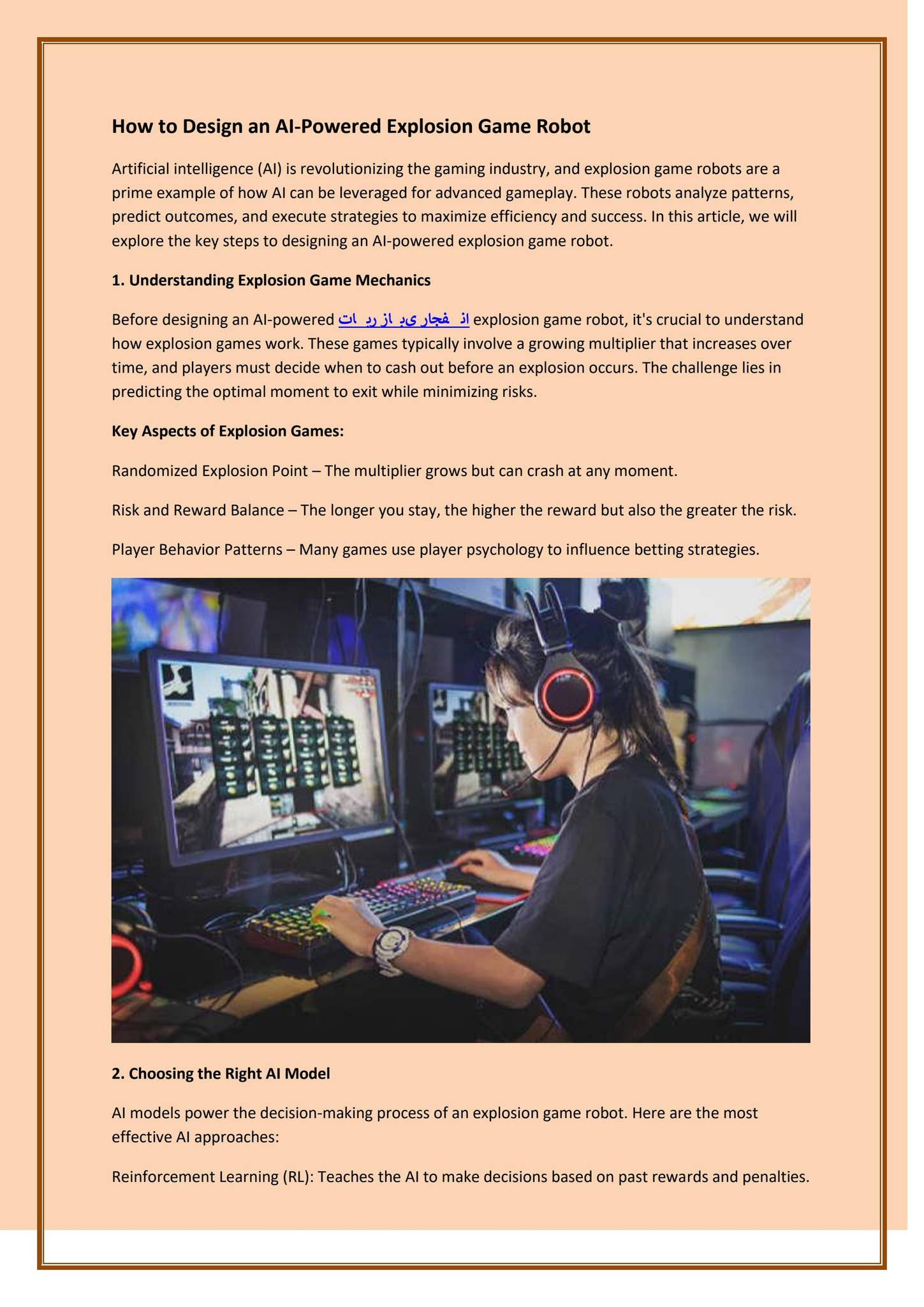 How to Design an AI-Powered Explosion Game Robot by Richard R. Simard ...