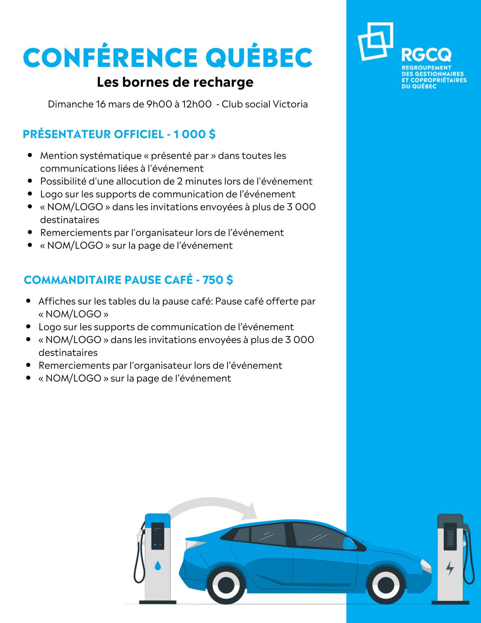 Template plan de commandite conférence by Direction RGCQ - Issuu
