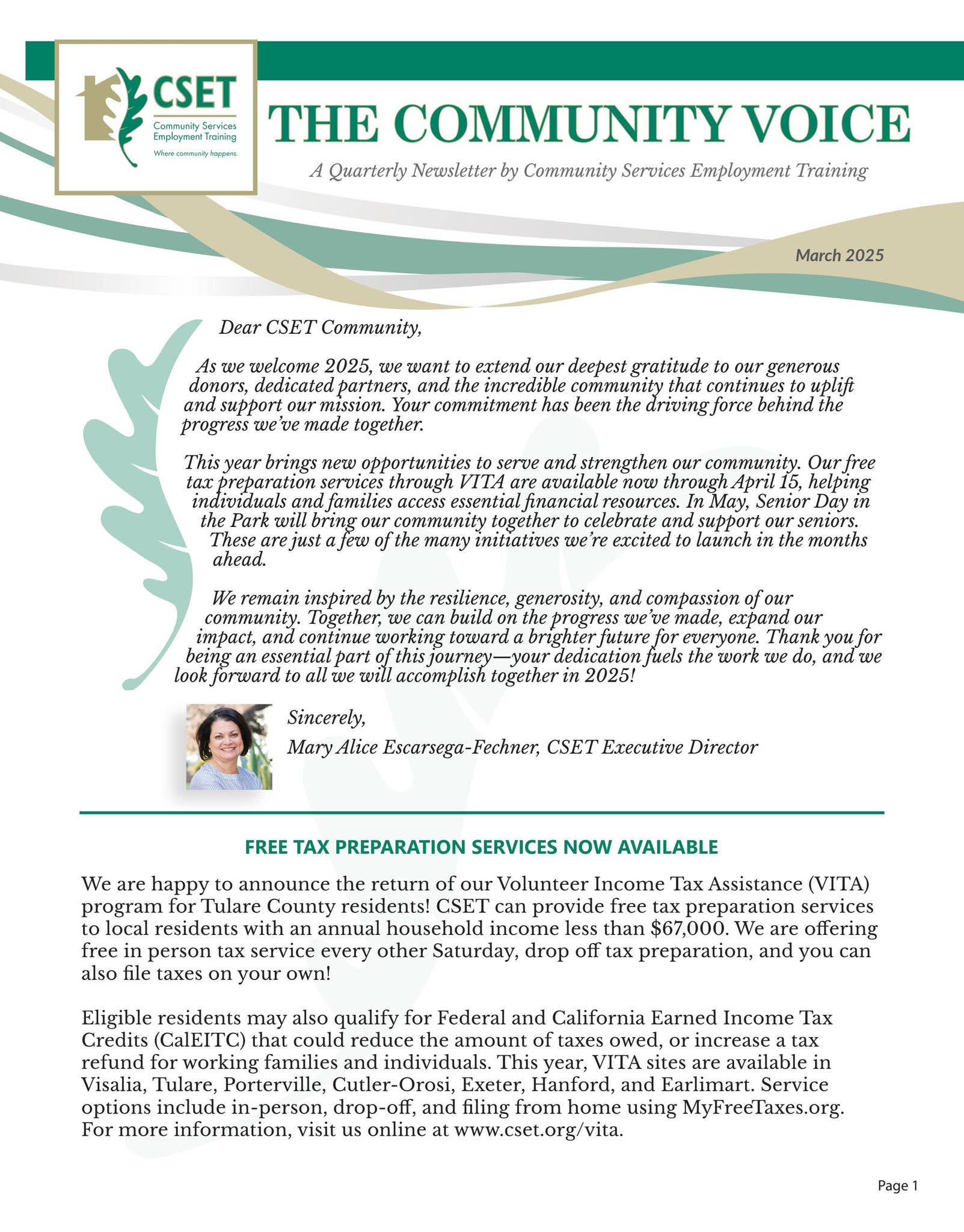 CSET Newsletter - March 2025 by Community Services Employment Training (CSET) - Issuu