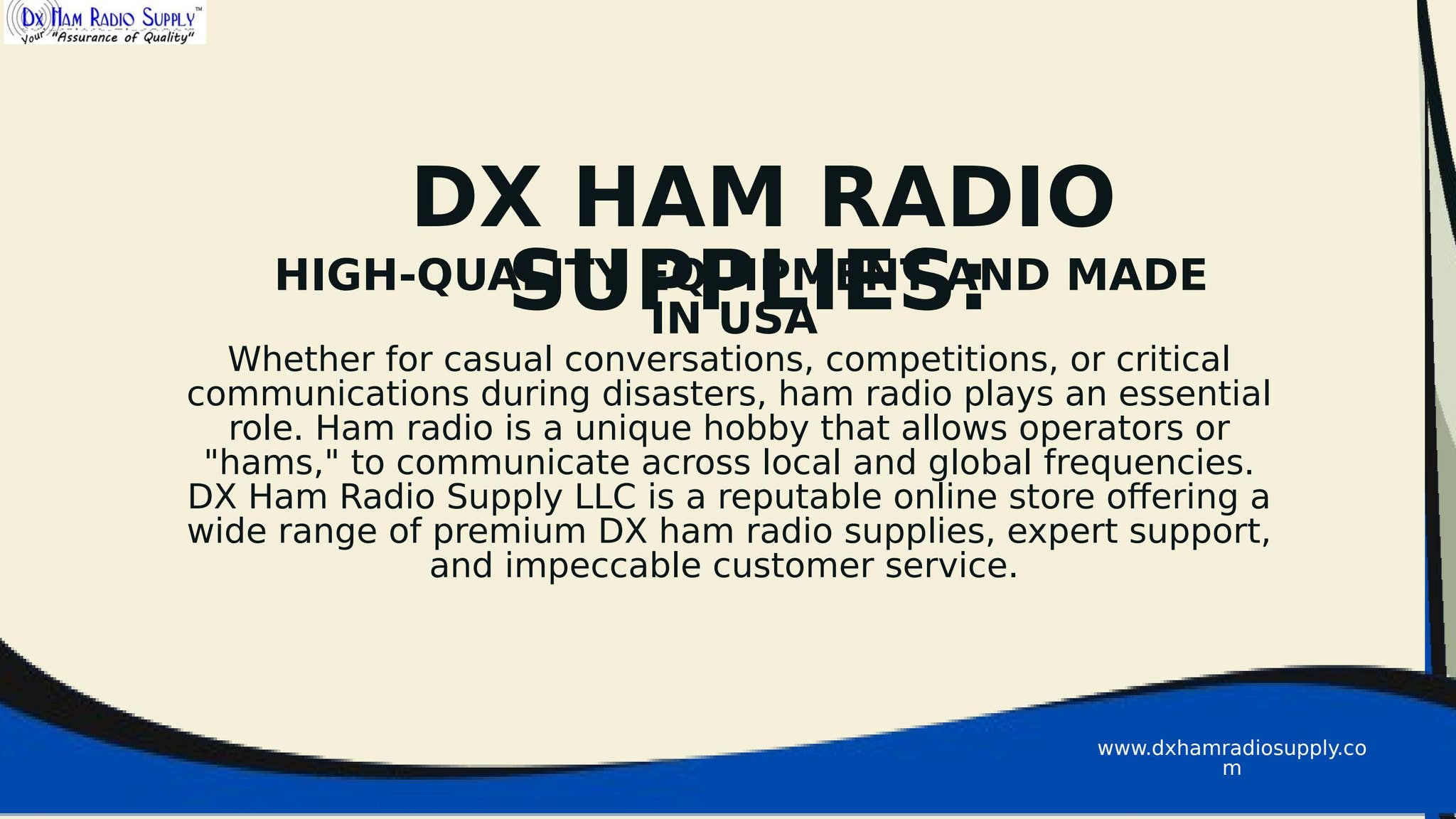 Dx Ham Radio Supplies – Your Trusted Source For Premium Equipment by dx ...