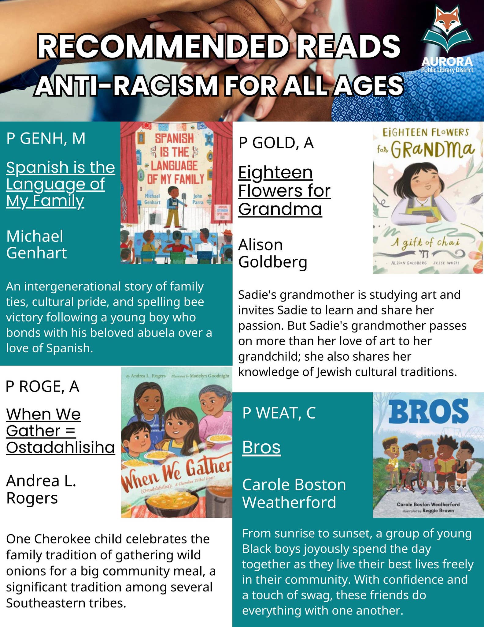 2025 Anti-Racism Titles by Aurora Public Library District, IL - Issuu